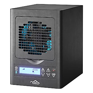 New Comfort 6 Stage UV HEPA Ozone Generator Air Purifier, BL3000 with Remote and Warranty, Powerful Ozone Generator for Home and Office