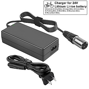 Fancy Buying 24V 2A Scooter Battery Charger for Golden Buzzaround Lite, Jazzy Power Chair,Pride Hoveround Mobility,Schwinn S300 S350 S400 S500 S650,Ezip 400 500 650 750 900 Mountain Trailz,Shoprider