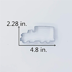 LILIAO Truck Cookie Cutter - 4.8 x 2.3 inches - Stainless Steel