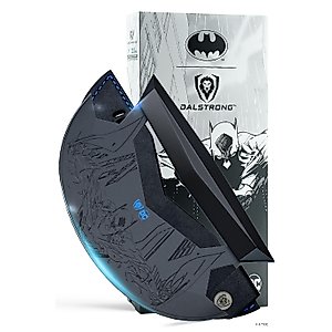 Dalstrong Ulu Knife - 7 inch - BATMAN™ Shadow Black Edition - High Carbon 7Cr17MoV Steel - Black Titanium Kitchen Chef Knife - Rocking, Mincing, Slicing Meat & Herb Knife - G10 Handle - Sheath Cover