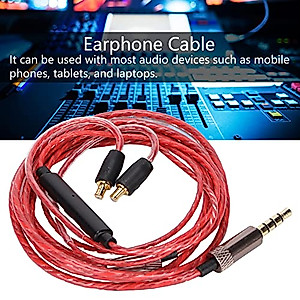 Audio Cord, Ergonomic Earphone Cable 51.2in Smooth for E50 E70 LS200 LS300 LS400 for CKR90 CKR100 LS50 LS70