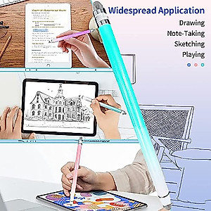 Stylus Pens for Touch Screens 5 Pack, 10 Replaceable Tips High Precision Capacitive Stylus Pen for iPad iPhone Android Tablets and All Universal Touch Screen Devices