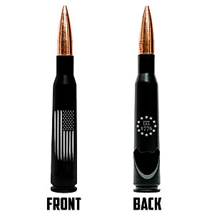 50.Cal American Flag Bottle Opener – American Flag Replica 50 BMG Opener - Patriotic Gift