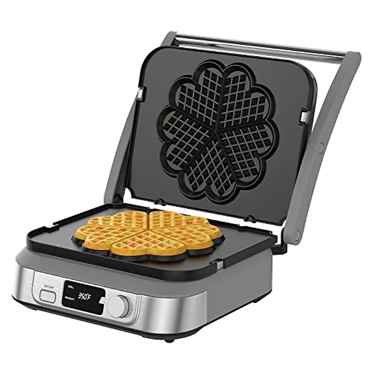 Waffle Plates for Cuisinart Griddler GR-4NP1 5-in-1,Cuisinart Waffle Plates for Griddler, Cuisinart Griddler Waffle Plates, Nonstick coating baking waffle plates,2 pcs