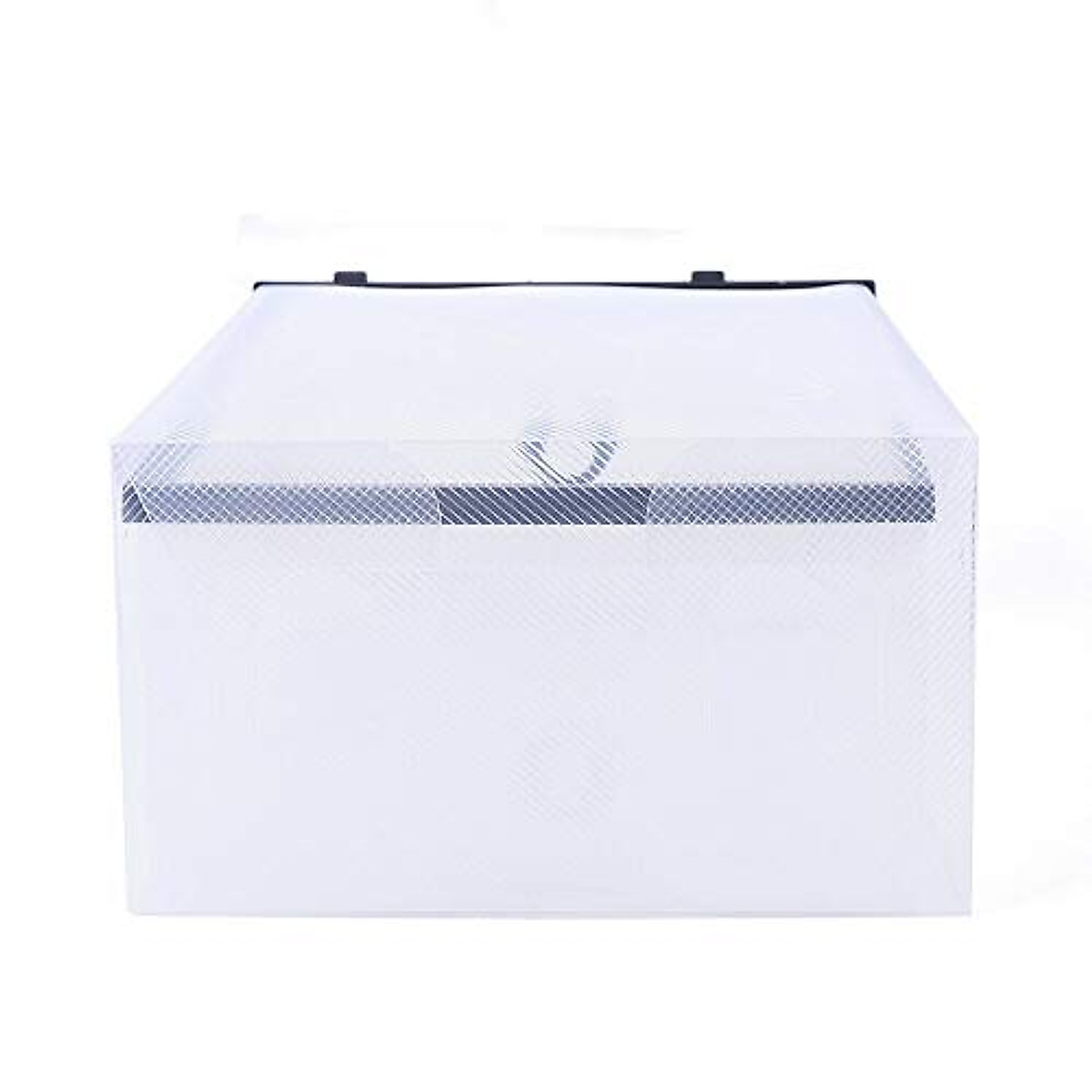 TFCFL 20 Pack Clear Storage Shoes Box, Womens Mens Shoe Storage Display Box Plastic Foldable Stackable Shoe Container Bins Holders Clear Closet Shelf Shoe Organizer for Closet, Space Saving