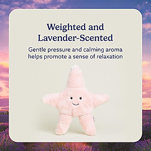 warmies Microwavable & Weighted Stuffed Animals, Starfish - Heated Stuffed Animal Plushie for Warmth & Comfort - Cute Soft Plush Toys for Adults & Children (Boys, Girls, Babies & Toddlers)