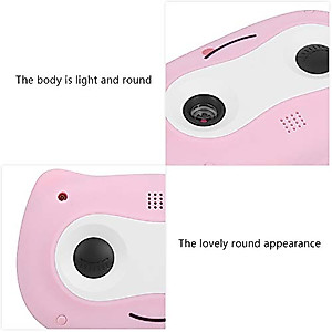 ALREMO HUANGXING - Mini Camera, Large 慍apacity Battery Life Digital High Definition Children Camera, Lovely Mini One Key Auto Focuing for Girls Childrfen Kids(Pink)