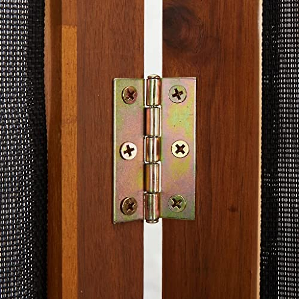 GOLINPEILO 4-Panel Room Divider,Folding Privacy Screen,Partition Room Dividers Separators, Freestanding Room Divider Screen for Home, Dorm, Office, Black 110.2"x70.9"