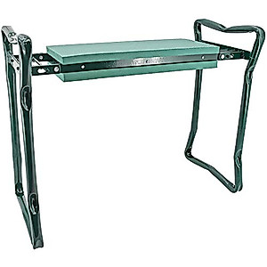 Arcadia Garden Products 1603 Garden Kneeler, Foldable Weeding Seat, Green