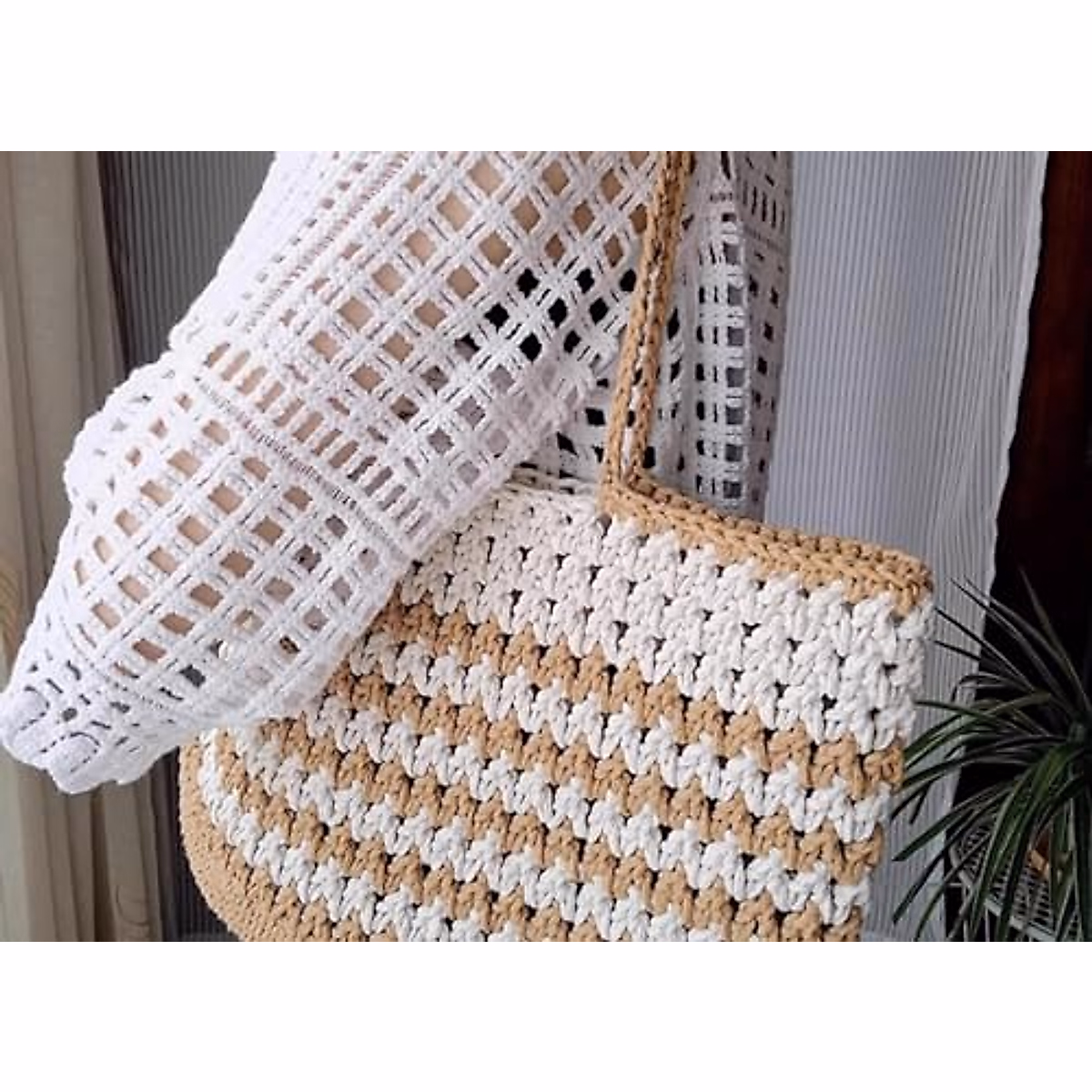 2Roll 200G 3mm Hollow Braided Polypropylene Rope,Lightweight Knitting Silk Thread,Bright Color Crochet Knit Yarn for Golf Courses, Trail Marking,Crowd Control,DIY Craft Projects