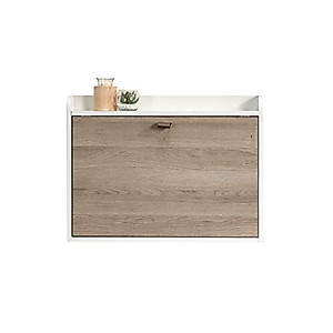 Sauder Anda Norr Wall Desk, White Finish