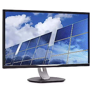 PHILIPS 328B6QJEB 32" Monitor, Quad HD 2K, IPS 128% sRGB, Speakers, USB hub, MultiView, Height Adjustable, VESA, 4Yr Advance Replacement Warranty, Black