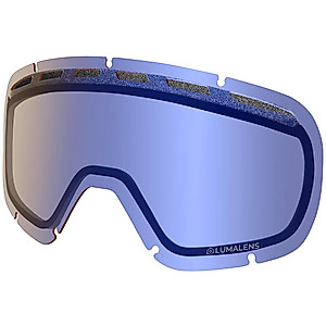 Dragon Unisex Lil D Snow Goggle Replacement Lens - Lumalens Flash Blue