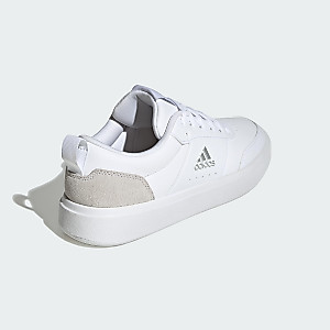 adidas Women's Park ST Sneaker, White/White/Silver Metallic, 8