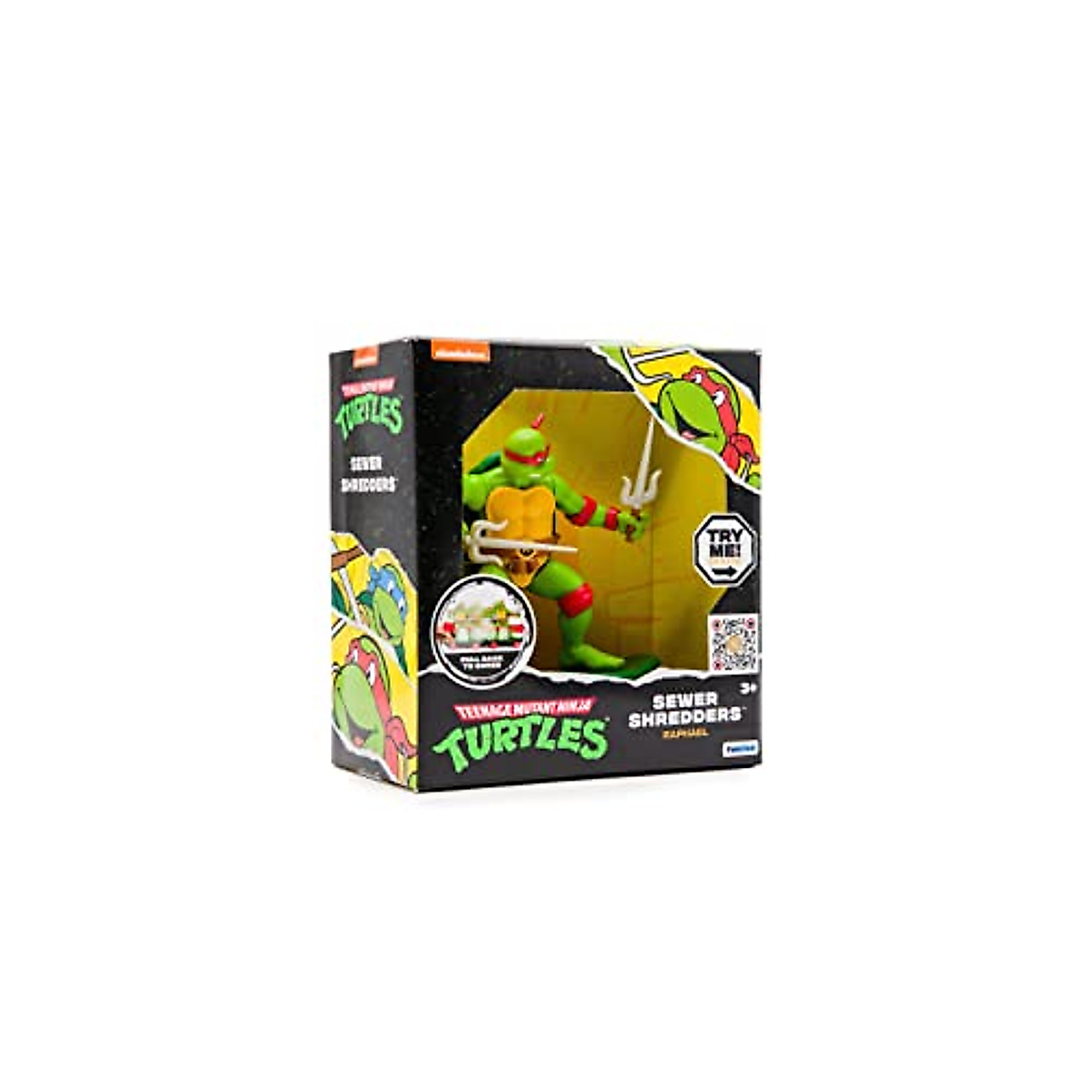 Teenage Mutant Ninja Turtles 5" Sewer Shredders, Raphael, Classic Edition, Ages 3+