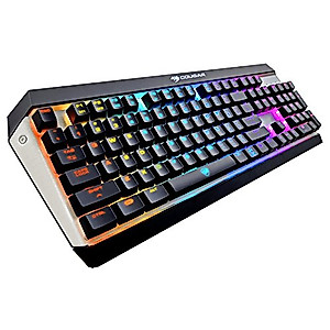 COUGAR Attack X3 RGB Mechanical Gaming Keyboard, Cherry MX Blue Switches