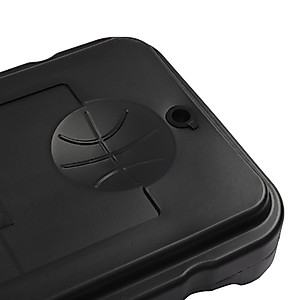 5.6~7ft Height Adjustable Portable Basketball System, Adjustable Basketball Hoop Portable Backboard System, 31.5 Inch Backboard, w/ 2 Wheels, Fillable Base (White)