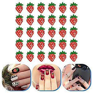 Nail Jewels Nail Jewels 30Pcs 3D Fruits 3D Nail Fruits Charms 3D Nail Rhinestones Fruits Nail Studs Nail Art Charms Decoraciones para Uñas Acrilicas Decoraciones para Uñas Acrílicas