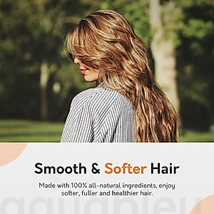 Aquableu Sweet Orange Vanilla Shampoo & Conditioner Set – Natural Moisturizing, For Dry & Damaged Hair – Sulfate & Paraben Free – For Colour Treated Hair – 16oz