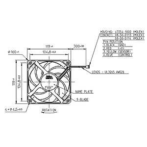 Nidec Servo GentleTyphoon 120mm Case Fans (2150 RPM 4pin PWM)