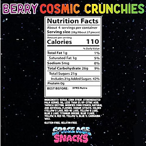 Premium Freeze Dried Candy - Berry Cosmic Crunchies Freeze Dried Candy Shipped in Box for Extra Protection - Space Age Snacks Freeze Dry Crunchies - Candy Dry Freeze Candy for All Ages (4 Ounce)