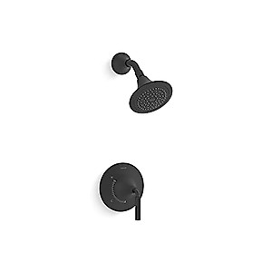 Kohler TS27420-4G-BL Tone Rite-Temp Pressure-Balancing Shower Faucet Trim Set, 1.75 GPM, Matte Black