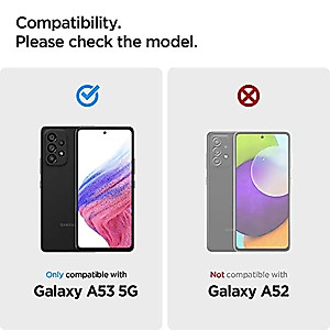 Spigen Rugged Armor Designed for Galaxy A53 5G Case (2022) - Matte Black