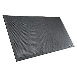 Alera ALEAE23AFM AdaptivErgo 24 in. x 36 in. Anti-Fatigue Mat - Black