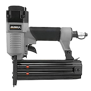 NuMax SBR50 Pneumatic 18-Gauge 2" Brad Nailer Ergonomic and Lightweight Straight Brad Gun with Reload Indicator for Moulding, Baseboard, Trim, Doors, and Handrails