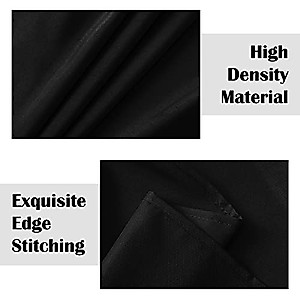 Sugargirl Black Backdrop Background for Photography, 8X10FT Photo Backdrop Black Screen Photo Booth Backdrop for Photoshoot Party Video(1 Panel)