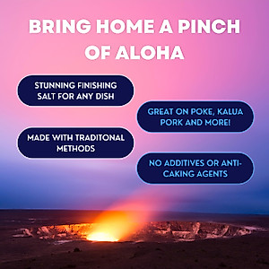 Sea Salt Superstore Black Salt, Hawaiian-Style Black Lava Sea Salt, Black Sea Salt with Activated Charcoal, 14 oz Bag Black Hawaiian Sea Salt for Cooking & Finishing