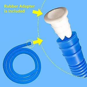 Forestchill Universal Drain Hose for Air Conditoner, Inlet Hose for Semi-Automatic Washing Machine, 5.2 Ft