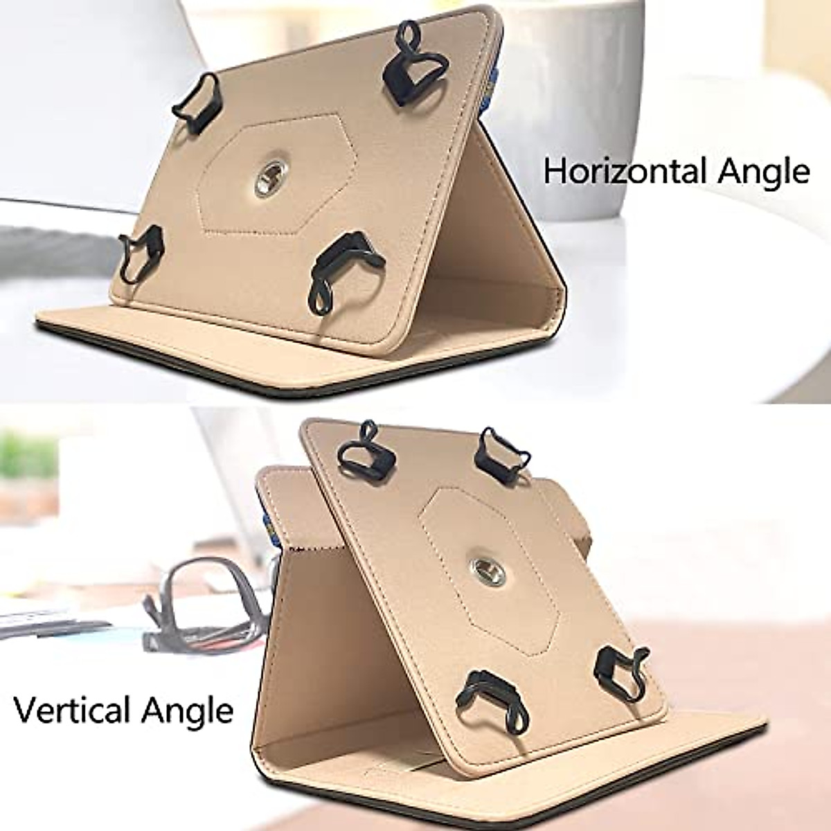 E NET-CASE Case for 6“ ebook Reader Universal Case, Folio Slim Lightweight Cover for Sony/kobo/tolino/Pocketbook 6 inch ebook Reader (deep Bule)