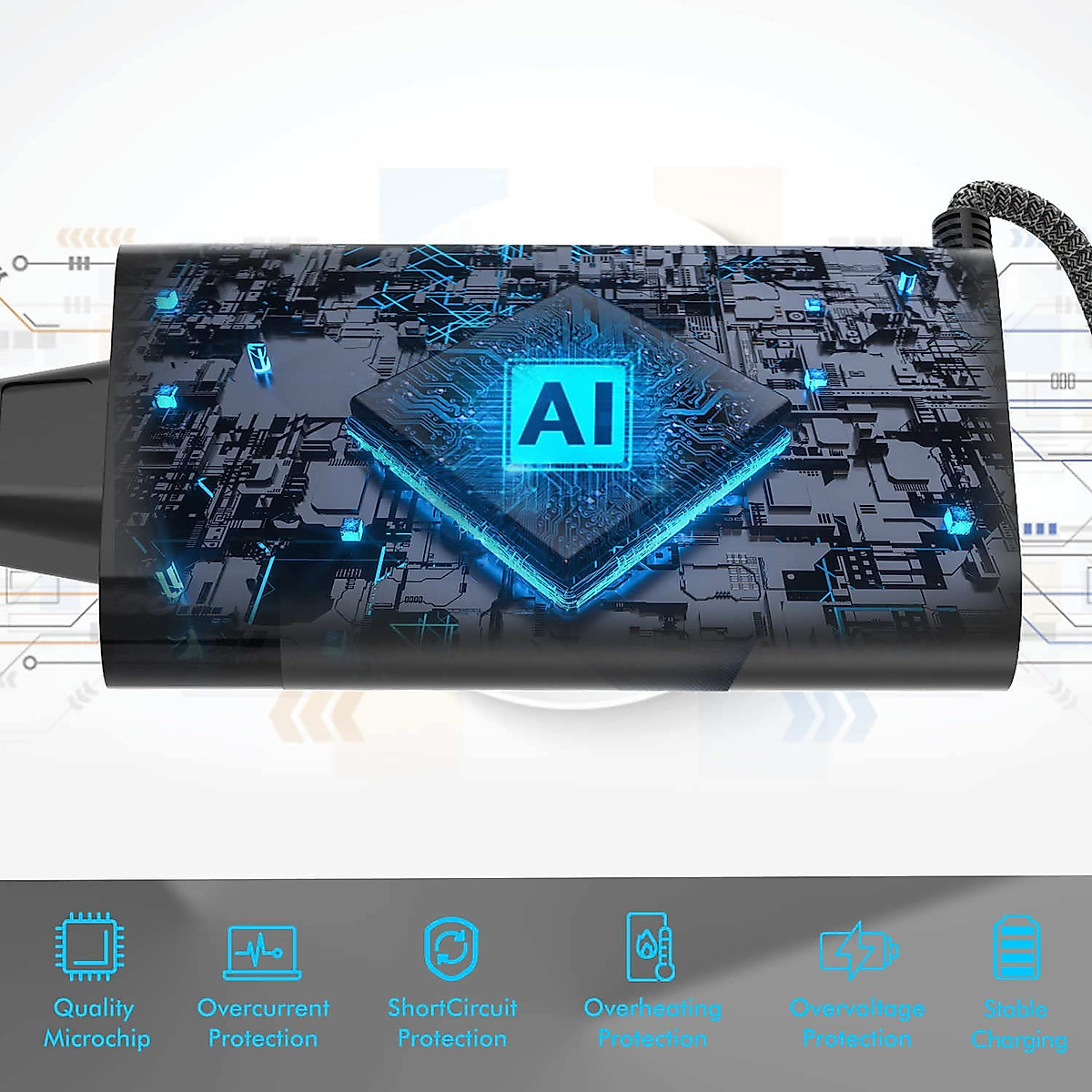 330W 19.5V 16.92A GaN AC Charger for Dell G16 7630 7620 G15 Alienwar X51 X17 R1 R2 M17 R3 R4 M18x R1 R2 R3 Area-51m R1 R2 ADP-330AB D DA330PM111 DA330PM190 LA330PM190 Laptop Power Supply Cord