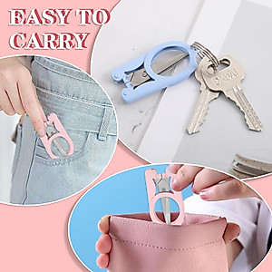 Folding Scissors Small Scissors Travel Scissors Safety Scissors Stainless steel Mini Scissors with Safety Cap Cute Scissors for Scrapbook Cutting Sewing DIY Handmade Daily and Travel Use (5 Pack)