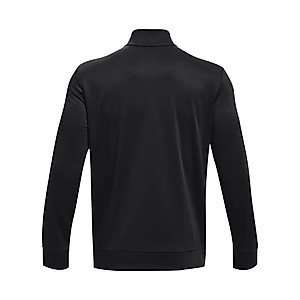 Under Armour Men's ArmourFleece 1/4 Zip, (001) Black / / Black, Medium