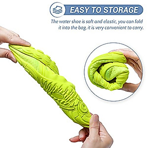SPUKEP Water Shoes for Mens Water Shoes for Womens Water Shoes Quick Dry Swim Shoes Men Non-Slip Barefoot Shoes Men Yoga Shoes Beach Shoes Mens Hiking Diving Shoes Spring Green