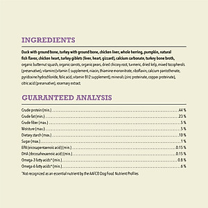 ACANA Freeze Dried Dog Food & Topper, Grain Free High Protein Duck Recipe, 14oz