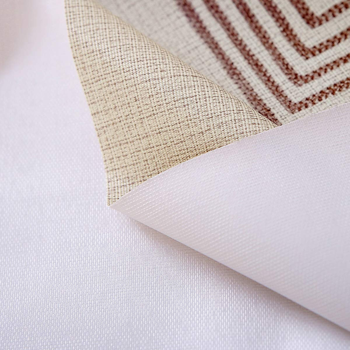 TruDelve Heavy Duty Vinyl Table Cloth Plastic Table Cloth for Kitchen Dining Table Wipeable PVC Waterproof Tablecloth for Rectangle Table(54"x84",Geometry)