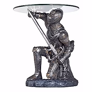Design Toscano Battle-worthy Knight Sculptural Table