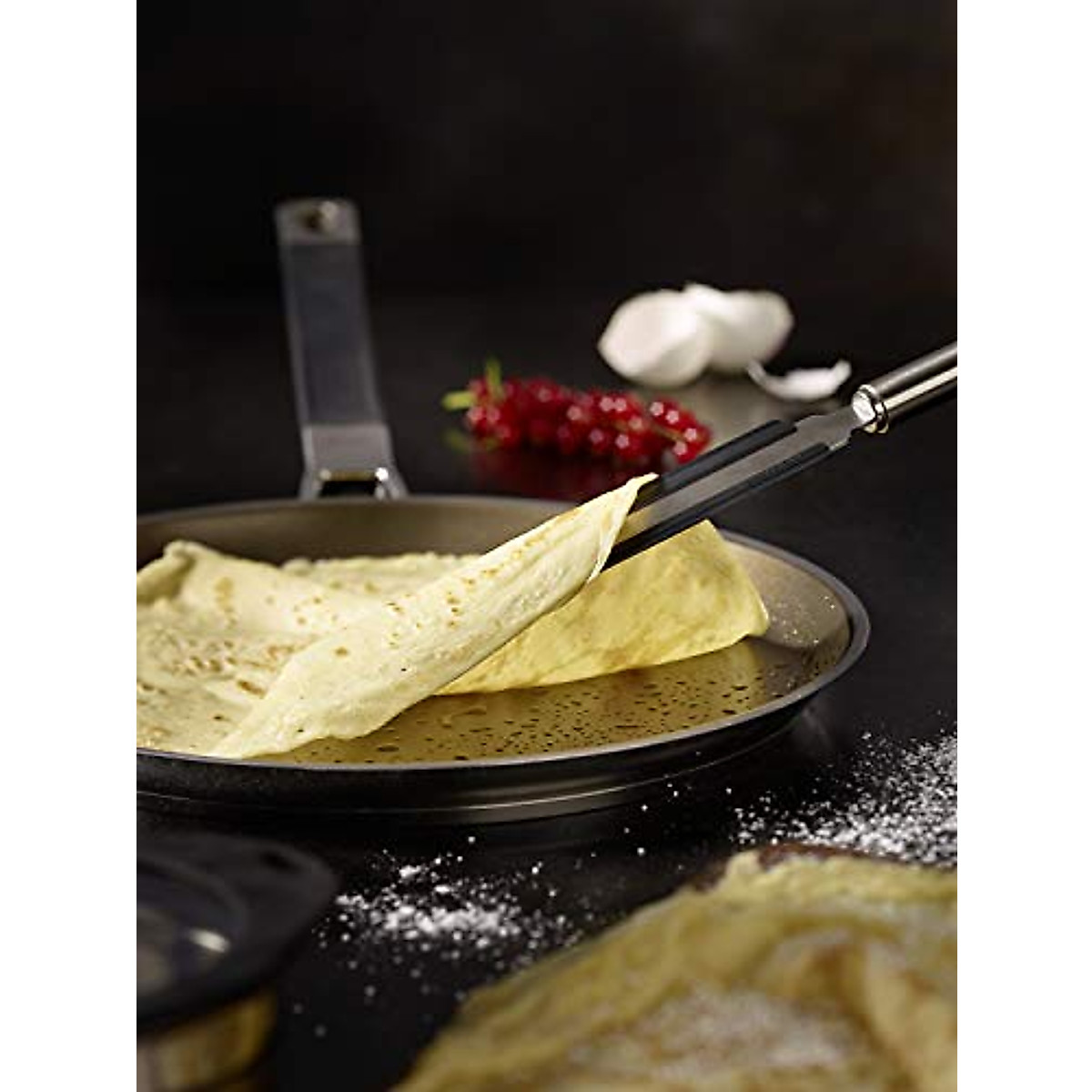Rösle Stainless Steel Round-Handle Crepes Turner, 12.6-inch