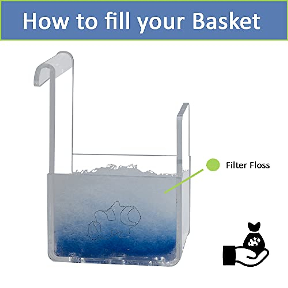 inTank Floss Holder for Innovative Marine Fusion/Pro Nano 10 | Fusion 15 | Fusion 20 | Lagoon 25 | Fusion Peninsula 14 & 20