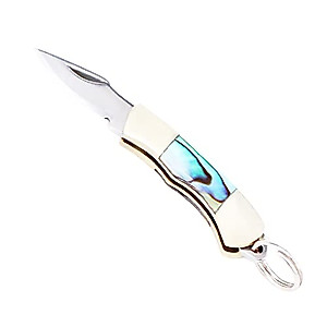 Tiny Folder Miniature Gadgets Collection Knife, Eastern Delights Pocket Smallest Multi Tool (Green Shell)