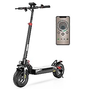 iScooter Electric Scooter Adult, 800W Motor E-Scooter Up to 25 Miles Range, Top Speed 25MPH, 10" Off Road Pneumatic Tires, Adjustable Handlebar Height Foldabable Commuting E Scooter for Adults