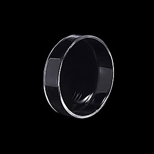 WEAVERBIRD 60mm Aquarium Shrimp Feeder Dish Glass Fish Tank Feeding Bowls Round Clear Dishes Tray