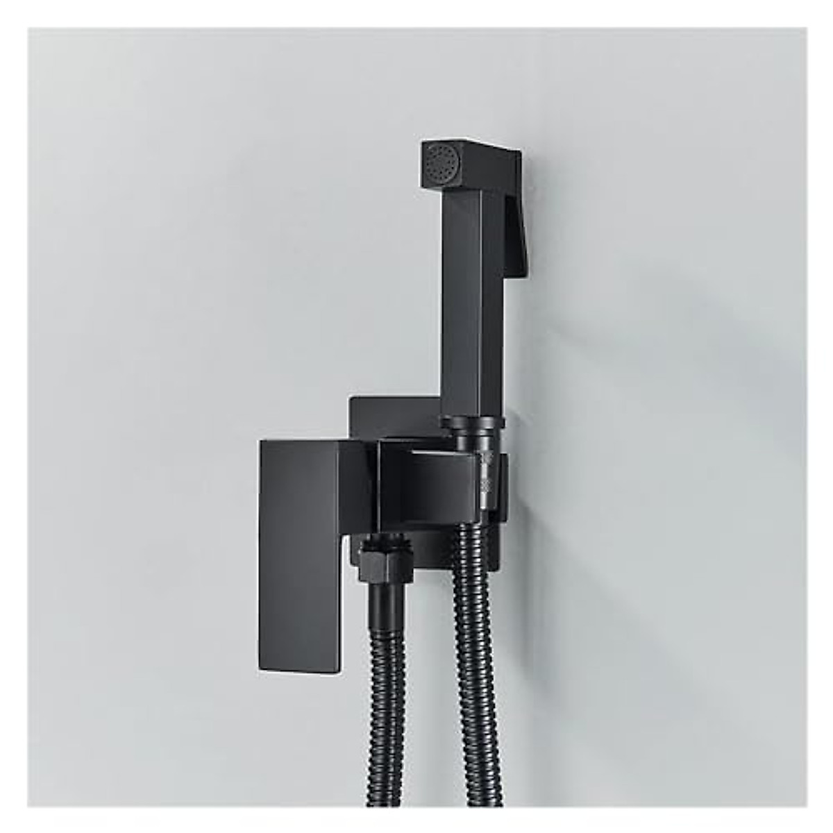 ifgswopq Matte Bidet Shower Faucet Solid Brass Bidet Faucet Hot and Cold Mixing Faucet Toilet Faucet (Color : A01-Gold) (A01 Gold)