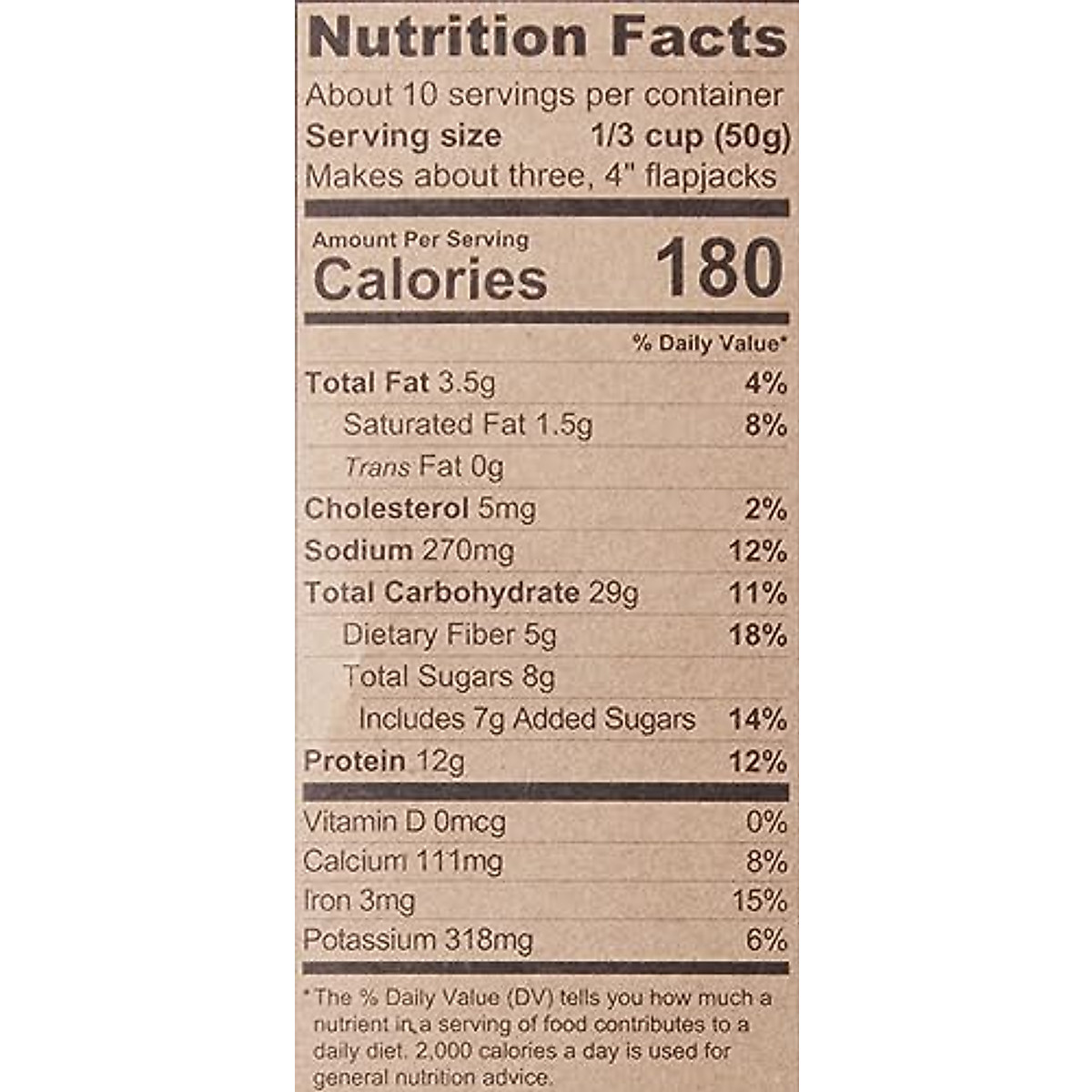 Power Cakes Dark Chocolate Flapjack & Waffle Mix