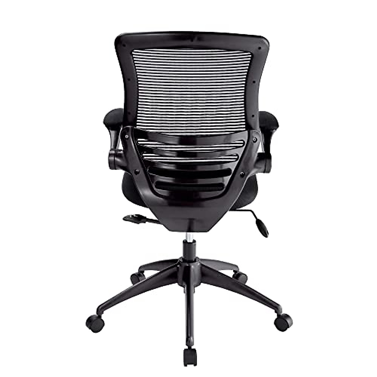 Realspace® Calusa Mesh Mid-Back Chair, Black
