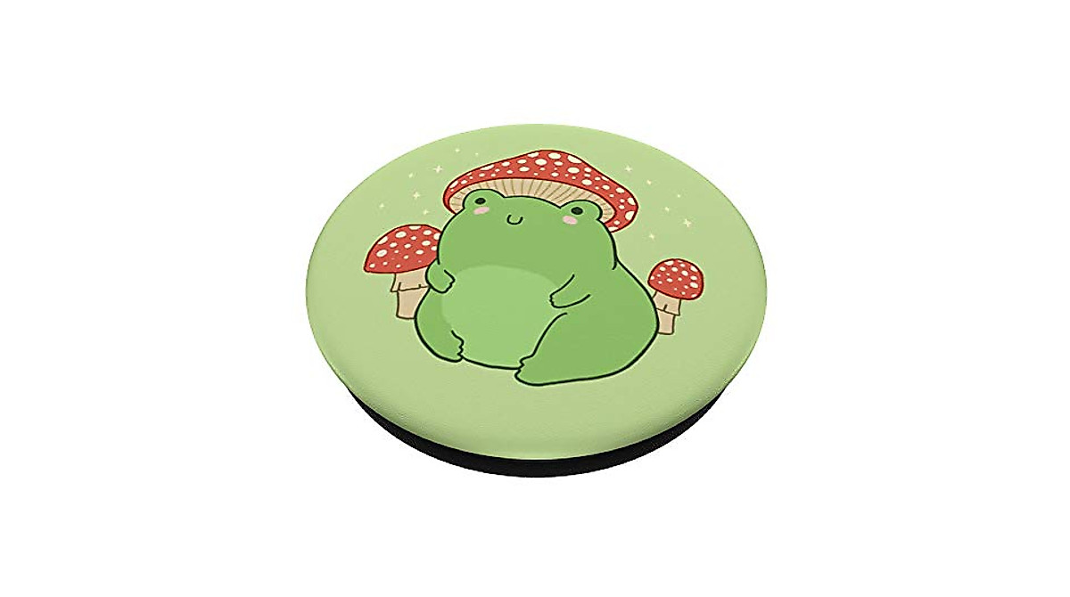 Cute Frog Mushroom Hat - Stylish Cottagecore PopSocket