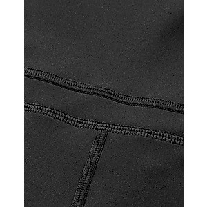 CRZ YOGA Women's Naked Feeling Workout Leggings 25 Inches - 7/8 High Waist Yoga Tight Pants Black Medium
